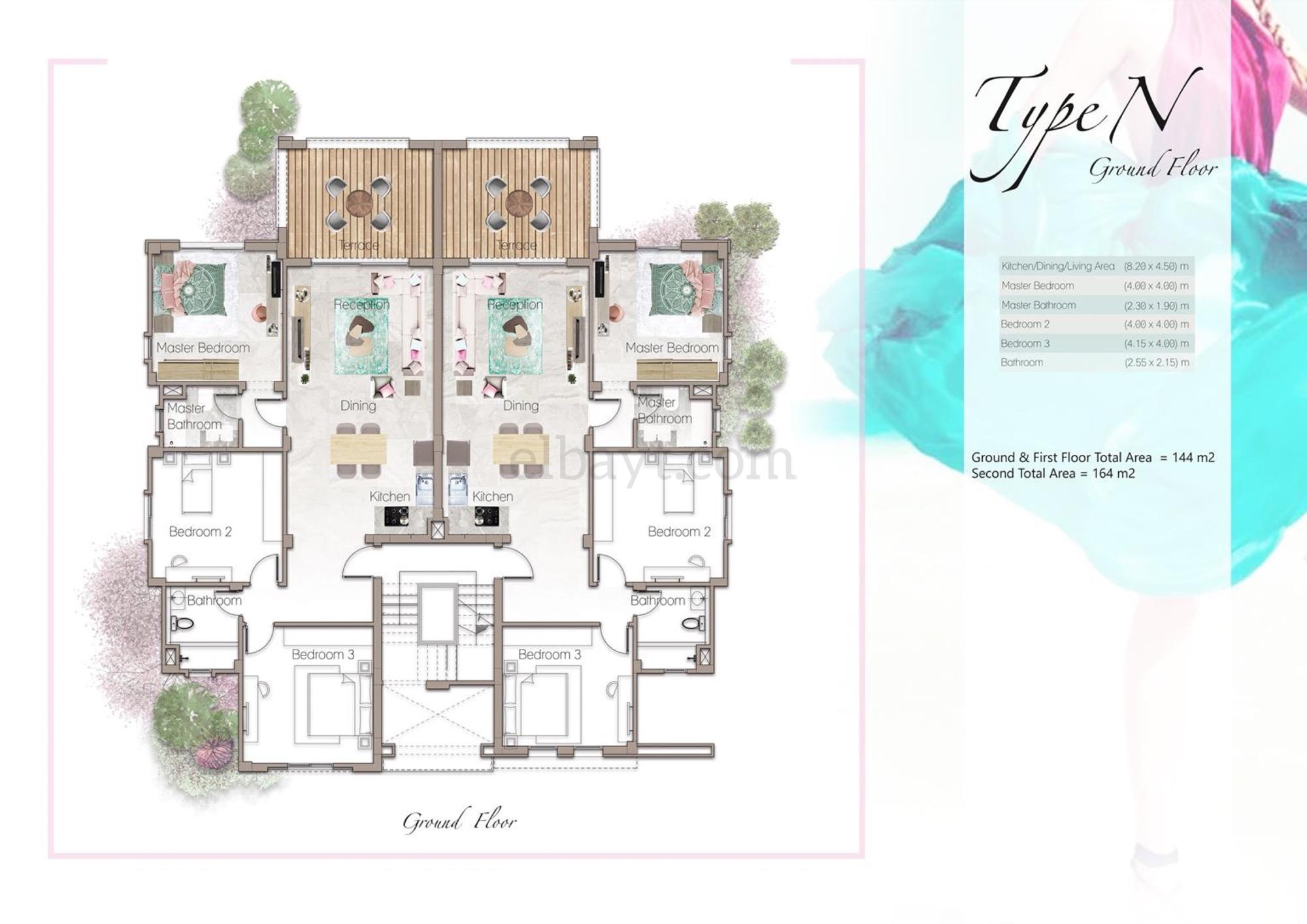 Amwaj master plan - Property For Sale
